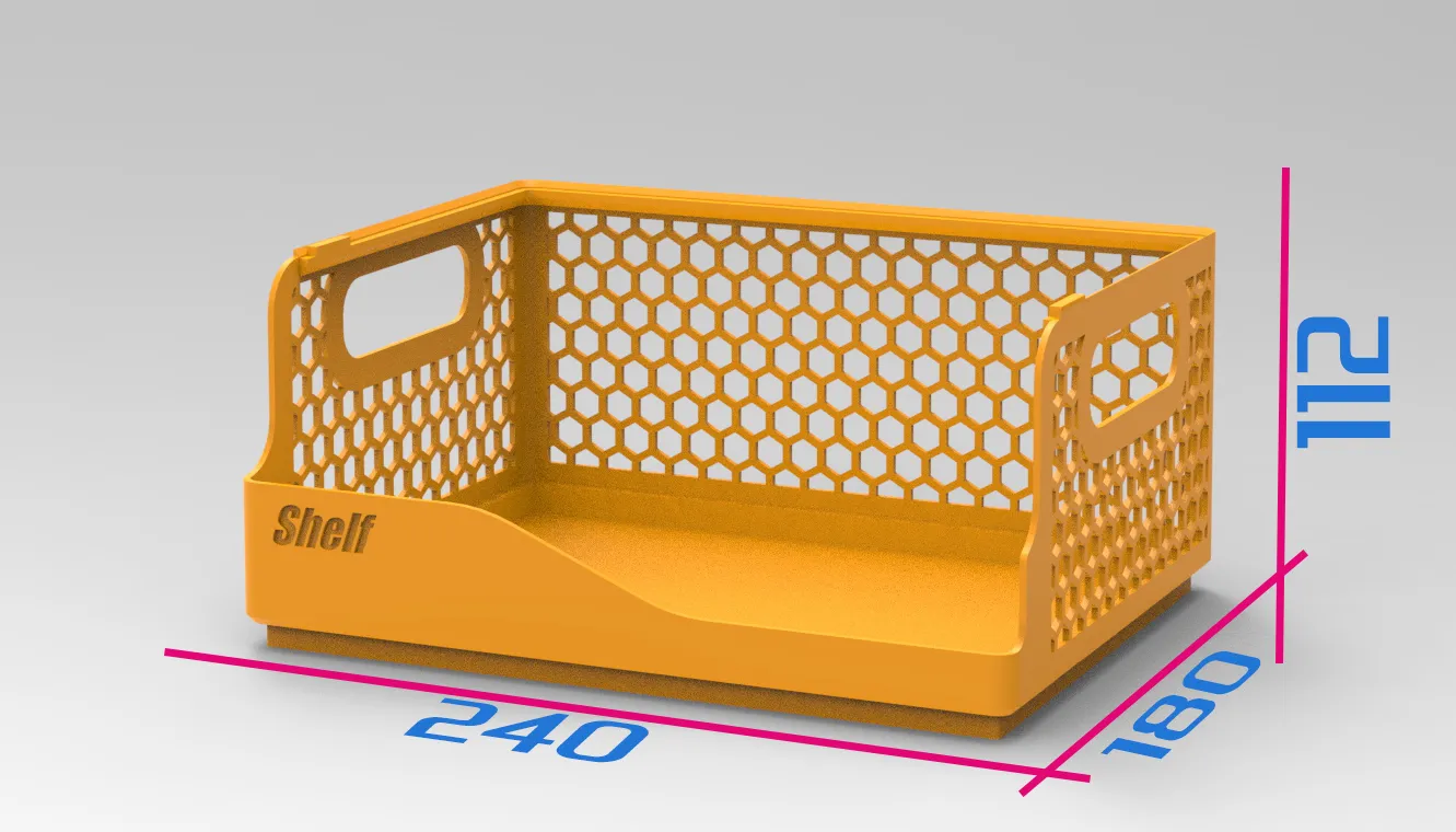 Desktop multi-layer stackable storage basket for desk, office ...