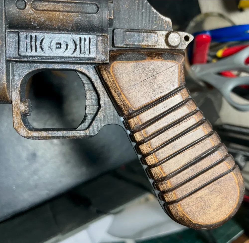 Cassian's Bryar Blaster Pistol Andor Season 2 - Free 3D Print Model ...