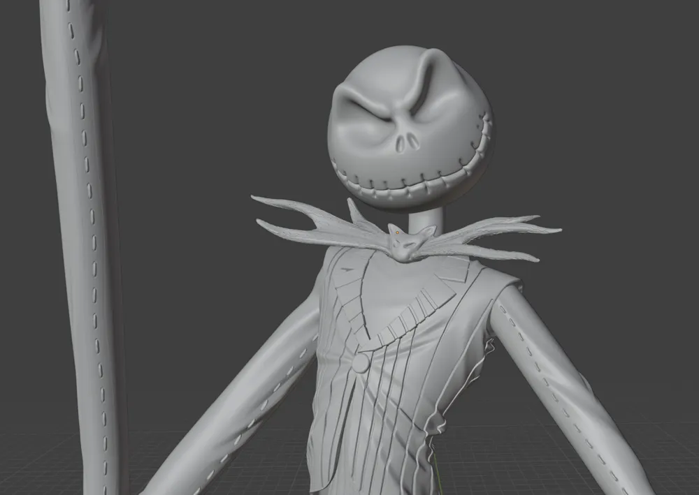 Life Size Jack Skellington Halloween Edition - Free 3D Print Model ...