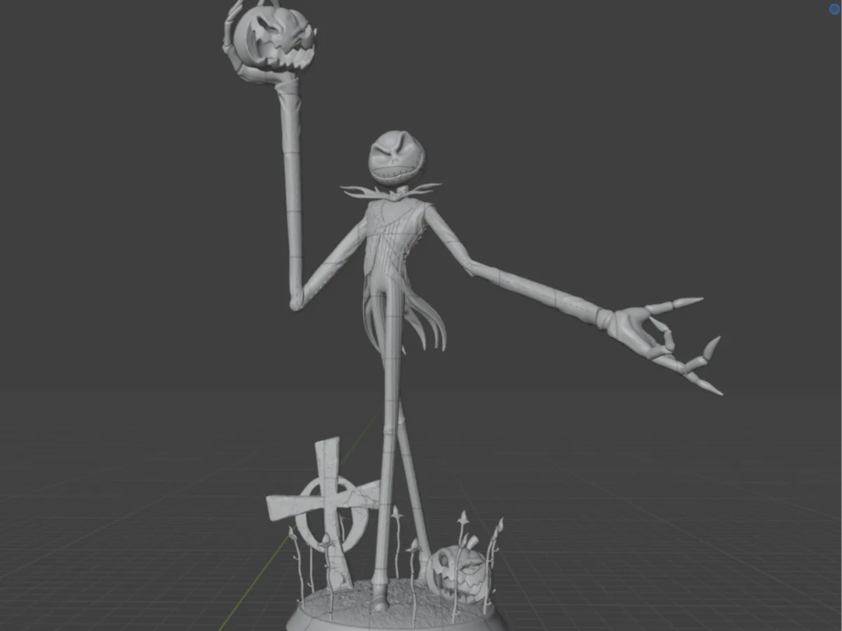 Jack Skellington de tamaño real Halloween 2000mm Ver - Modelo de ...