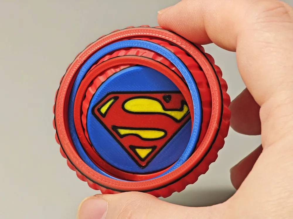 Superman - Superhero Series Gyro Fidget Spinner TC3-X-Superman - Free ...