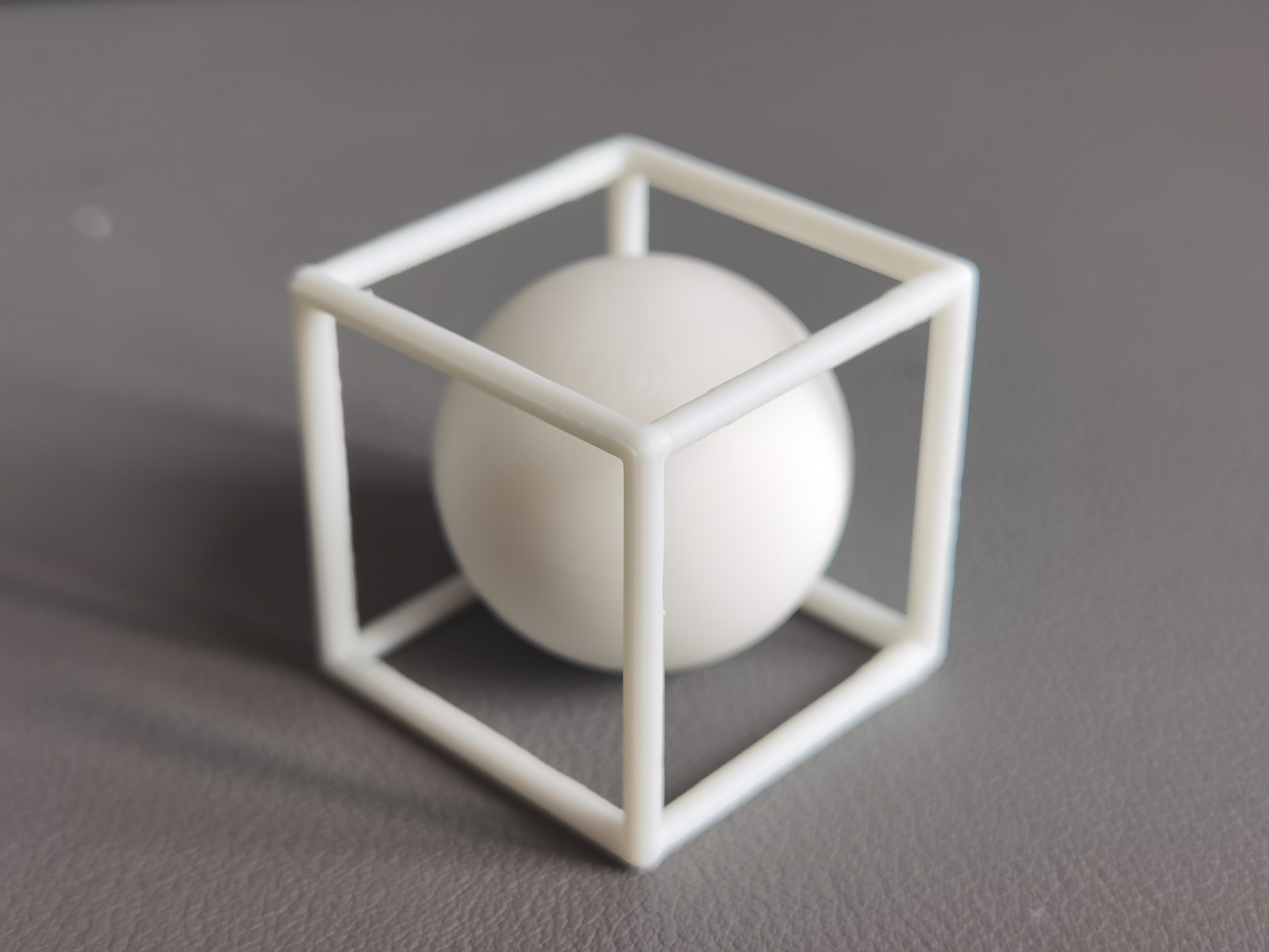 Cubic Frame and Sphere, Print in Place by All is well MakerWorld ...