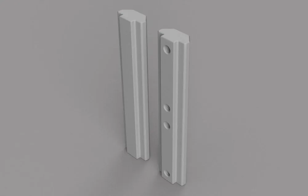 3030 T-Slot Nut Connector 80mm (M4 Thread / Blank) - Free 3D Print ...