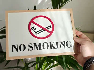 No Smoking Sign by 3D_Printing_addiction MakerWorld: Download Free 3D ...