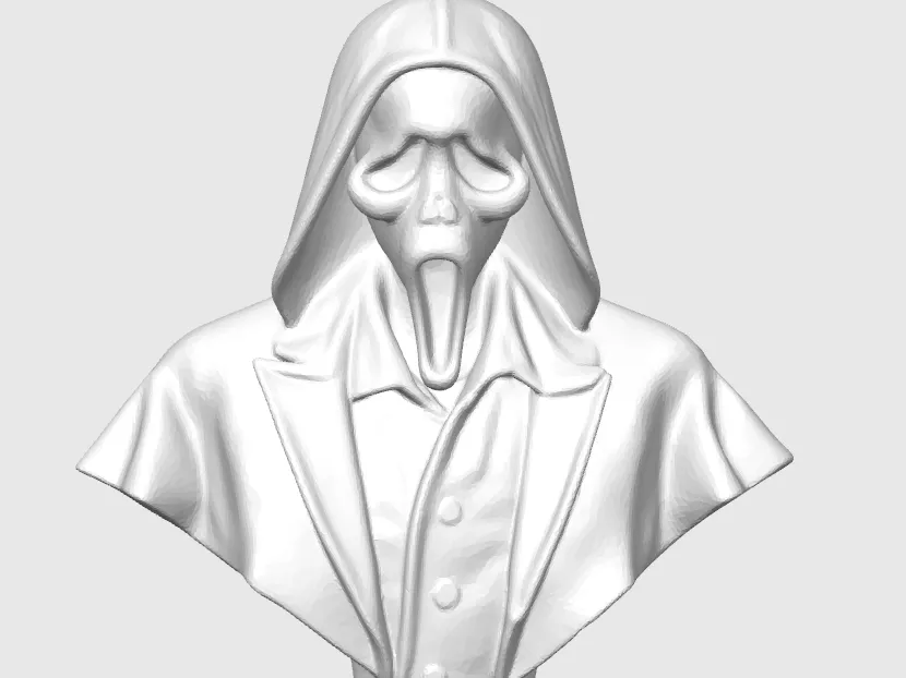 Ghostface Bust Statue by Grich413 MakerWorld: Download Free 3D Models