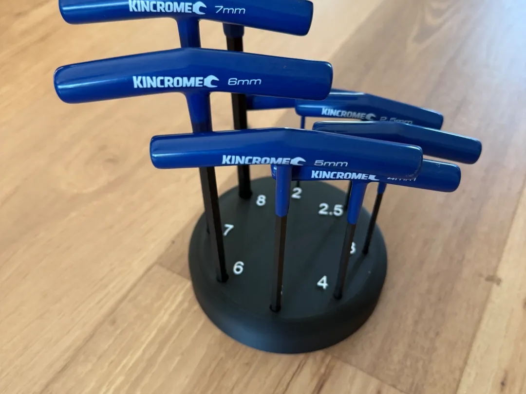 T Handle Hex Key Bench stand - Free 3D Print Model - MakerWorld