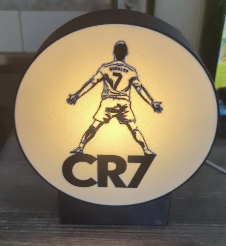 Cristiano Ronaldo LightBox by Kiril Dimitrov MakerWorld: Download Free ...