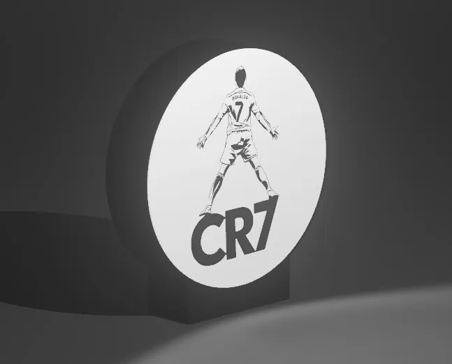 Cristiano Ronaldo LightBox by Kiril Dimitrov MakerWorld: Download Free ...