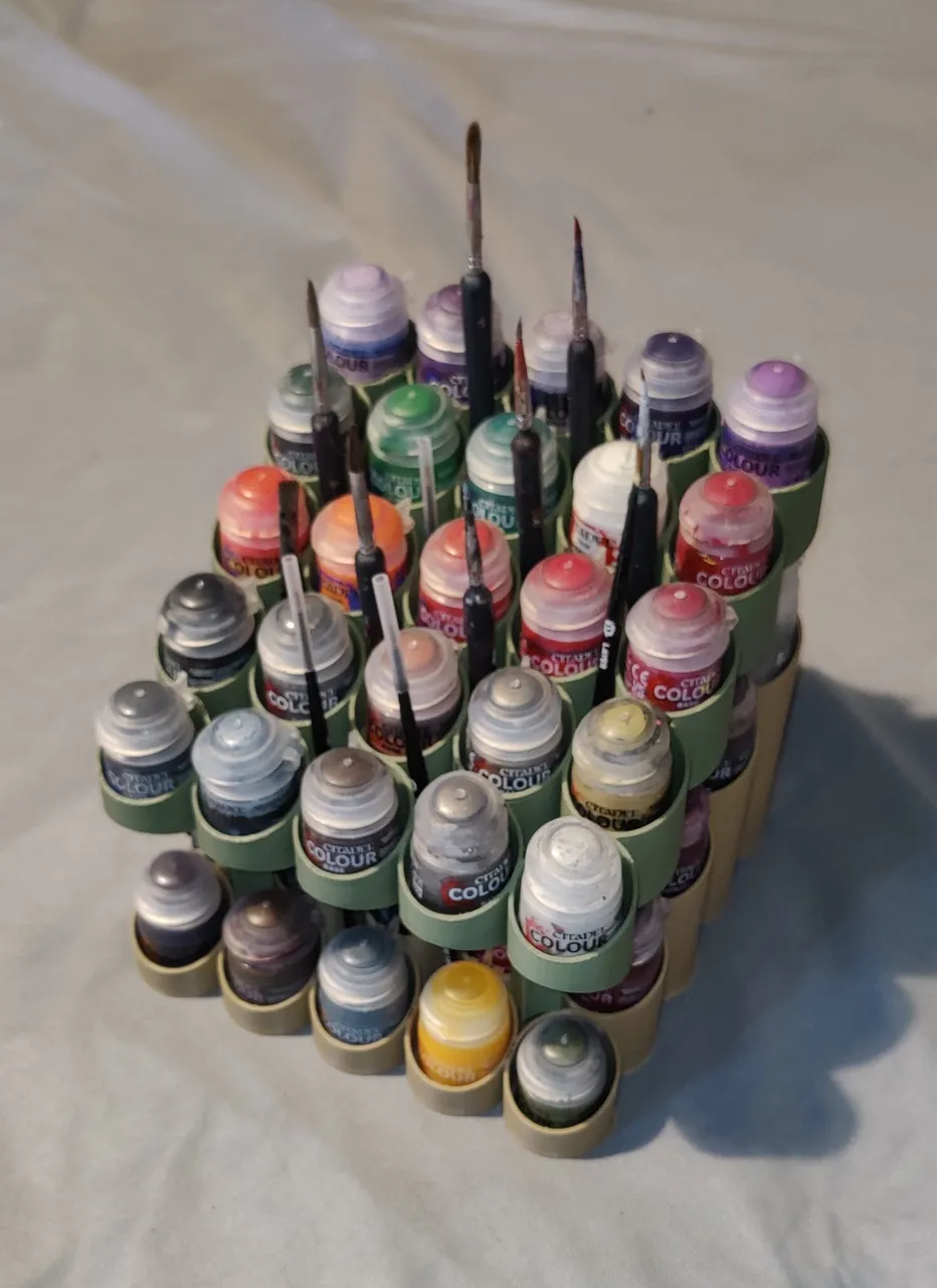Modular WH40K / Citadel Paint Rack by Zandor MakerWorld: Download Free ...