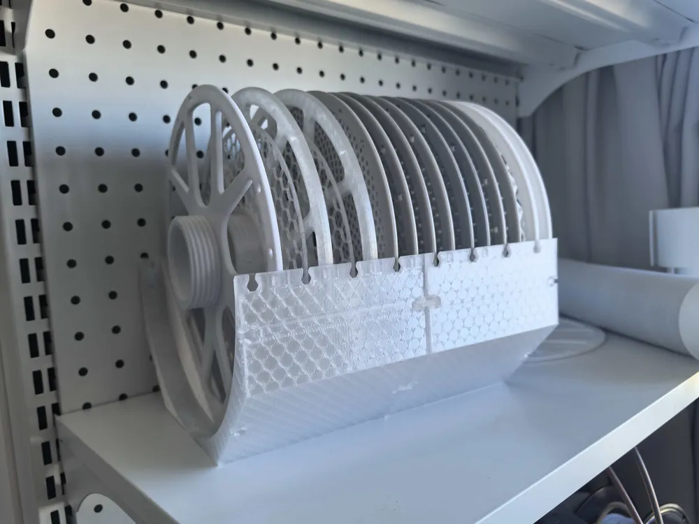Expandable Filament Spool Storage Rack - Free 3D Print Model - MakerWorld