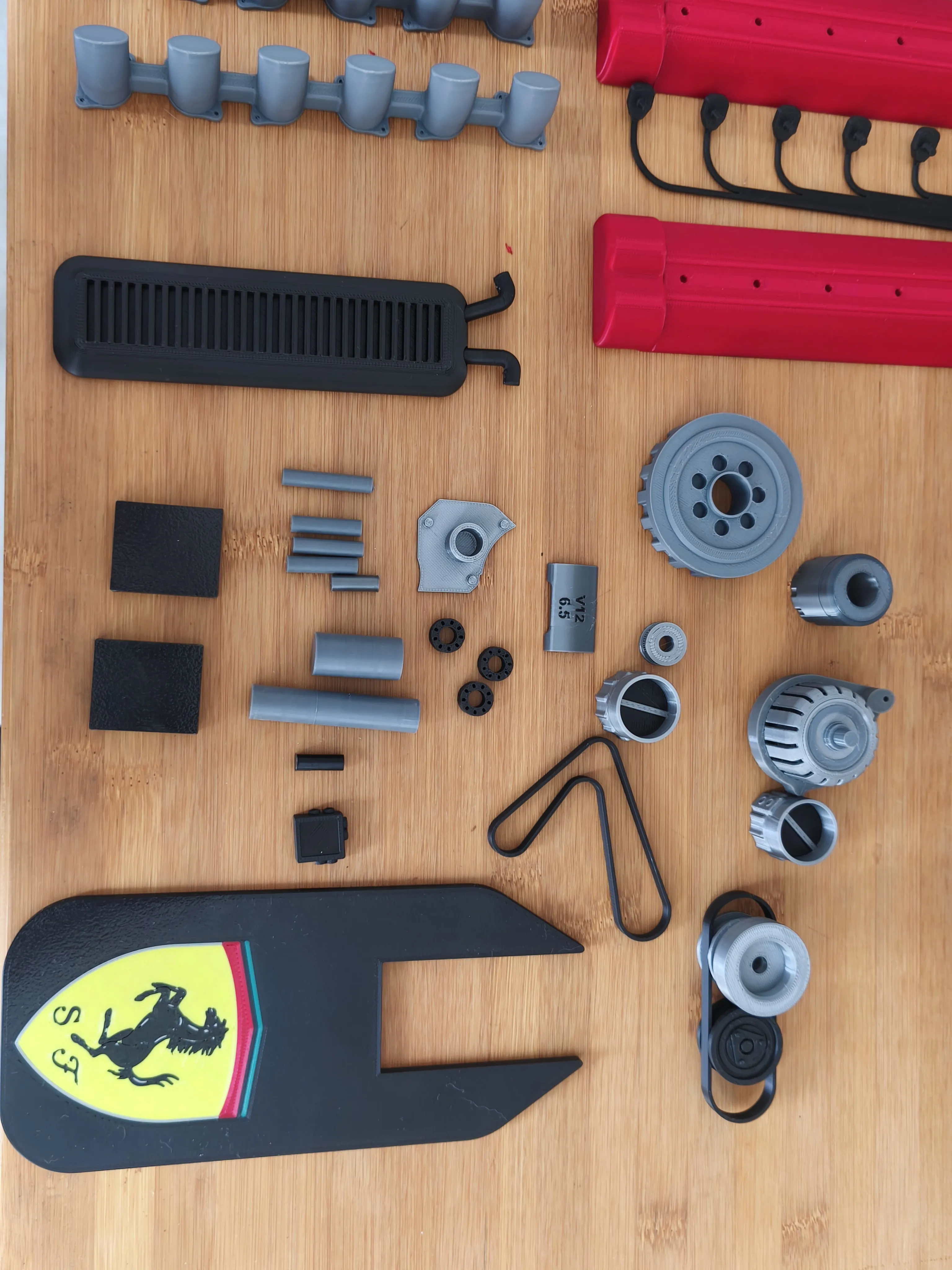 Motor ferrari V12 - Free 3D Print Model - MakerWorld