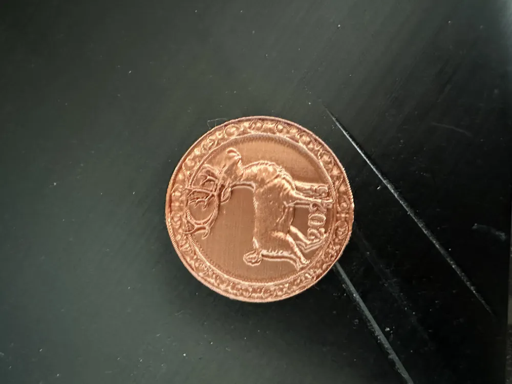 Rudolph 2 Coin/Medal - Free 3D Print Model - MakerWorld