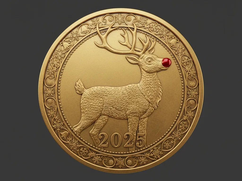 Rudolph 2 Coin/Medal - Free 3D Print Model - MakerWorld