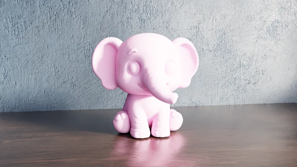 Chibi Elephant by Marjers MakerWorld: Download Free 3D Models