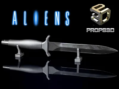 Aliens USCM Combat Knife | Gerber MKII by Props3D MakerWorld: Download ...
