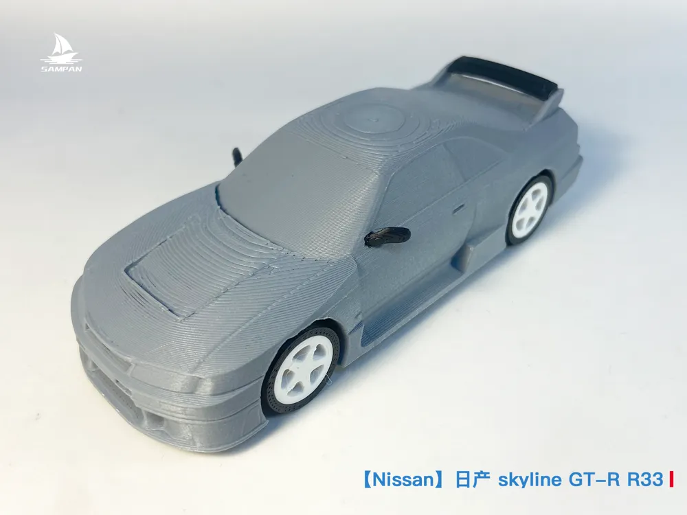 【Nissan】Nissan skyline GT-R R33 por SAMPAN棱界复刻 MakerWorld: Descarga ...