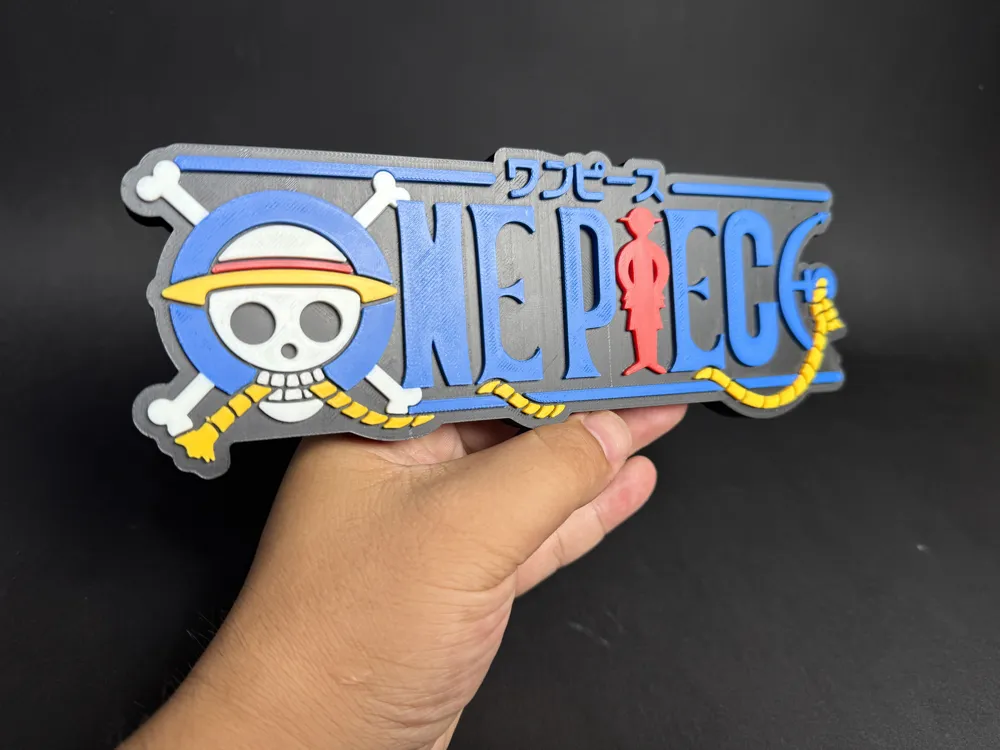 One Piece logo sign, One Piece logo sign - Free 3D Print Model - MakerWorld