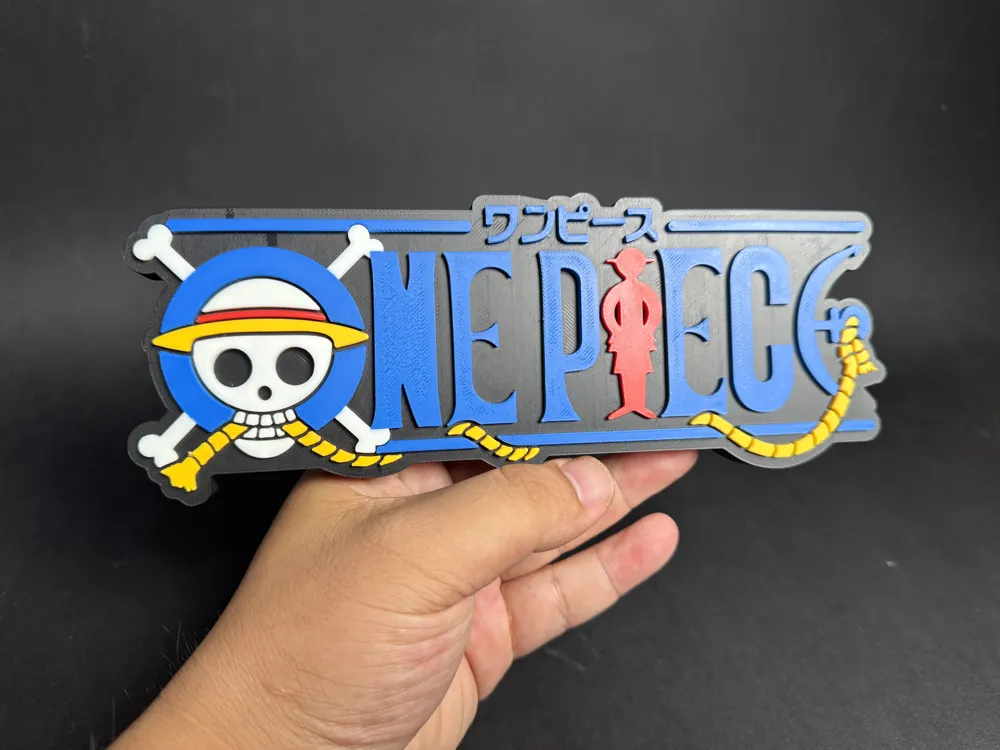 One Piece logo sign, One Piece logo sign - Free 3D Print Model - MakerWorld