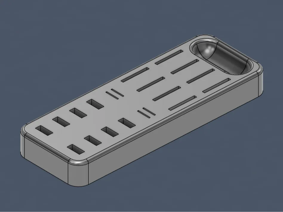 USB, SD and microSD Card Desktop Organiser - Free 3D Print Model ...