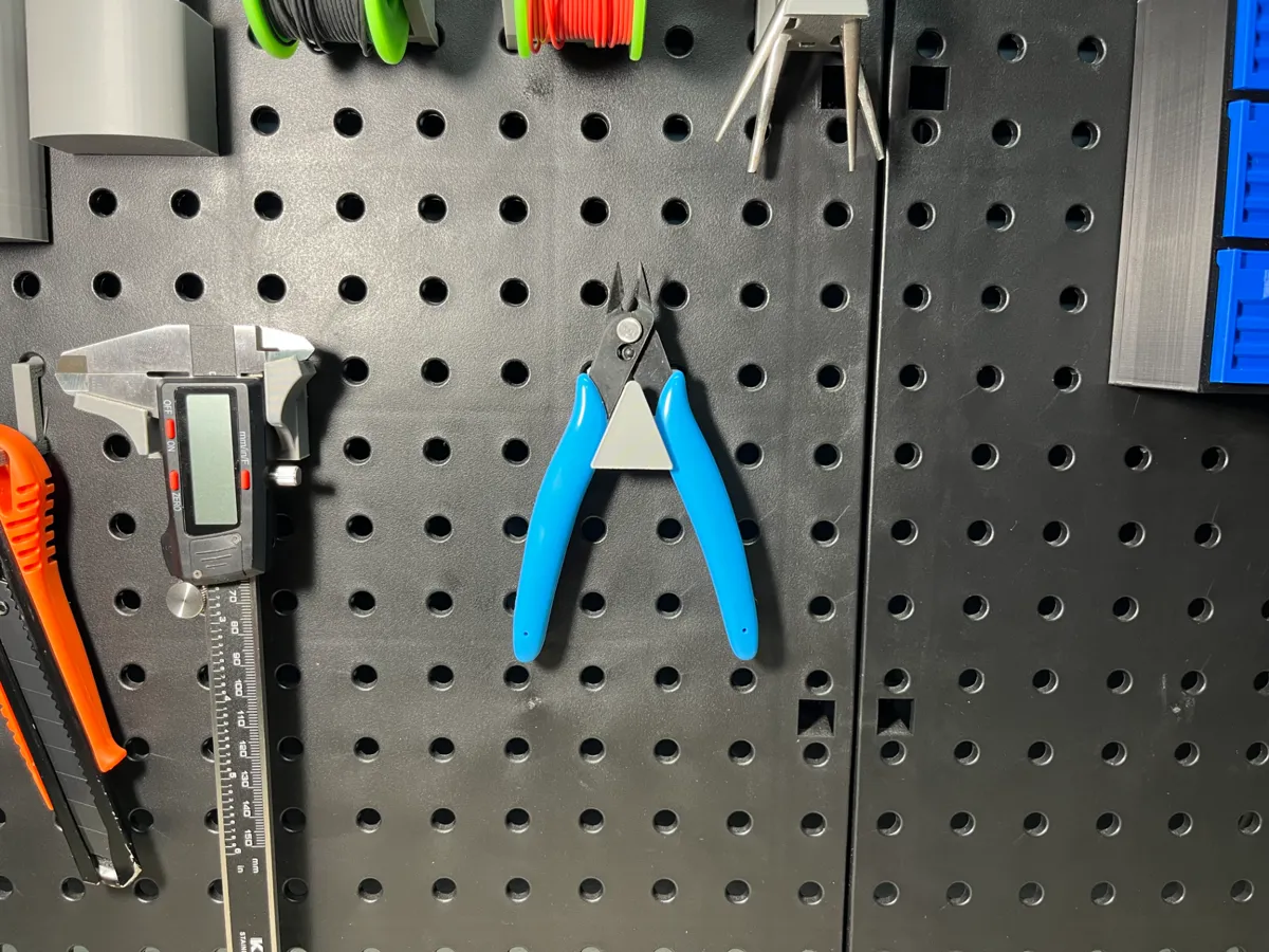 Pegboard Nippers Holder - Free 3D Print Model - MakerWorld