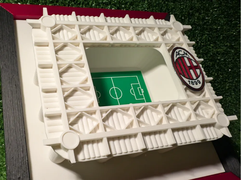 Stadio San Siro - Giuseppe Meazza 3D Milan - Free 3D Print Model ...