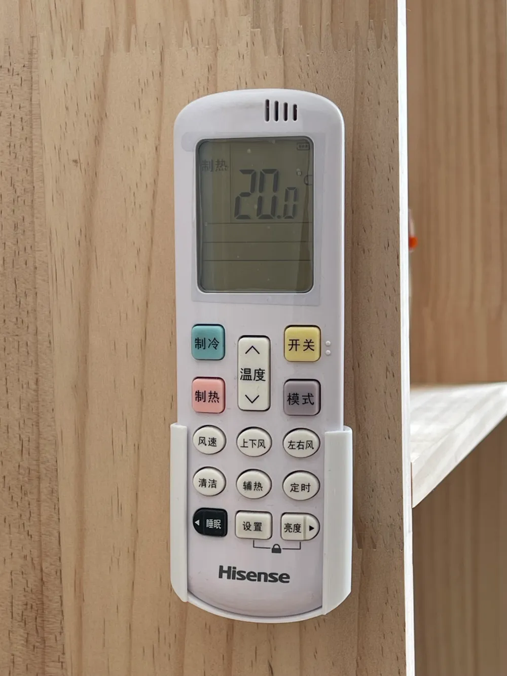 Hisense Air Conditioner Remote Control - Wall-Mounted Base - Adhesive ...