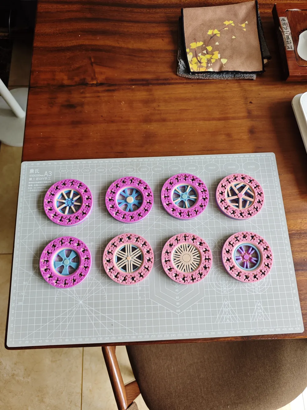 Fidget Spinner Fidget Smooth Planetary Gear Hub Wheel Print in Place ...