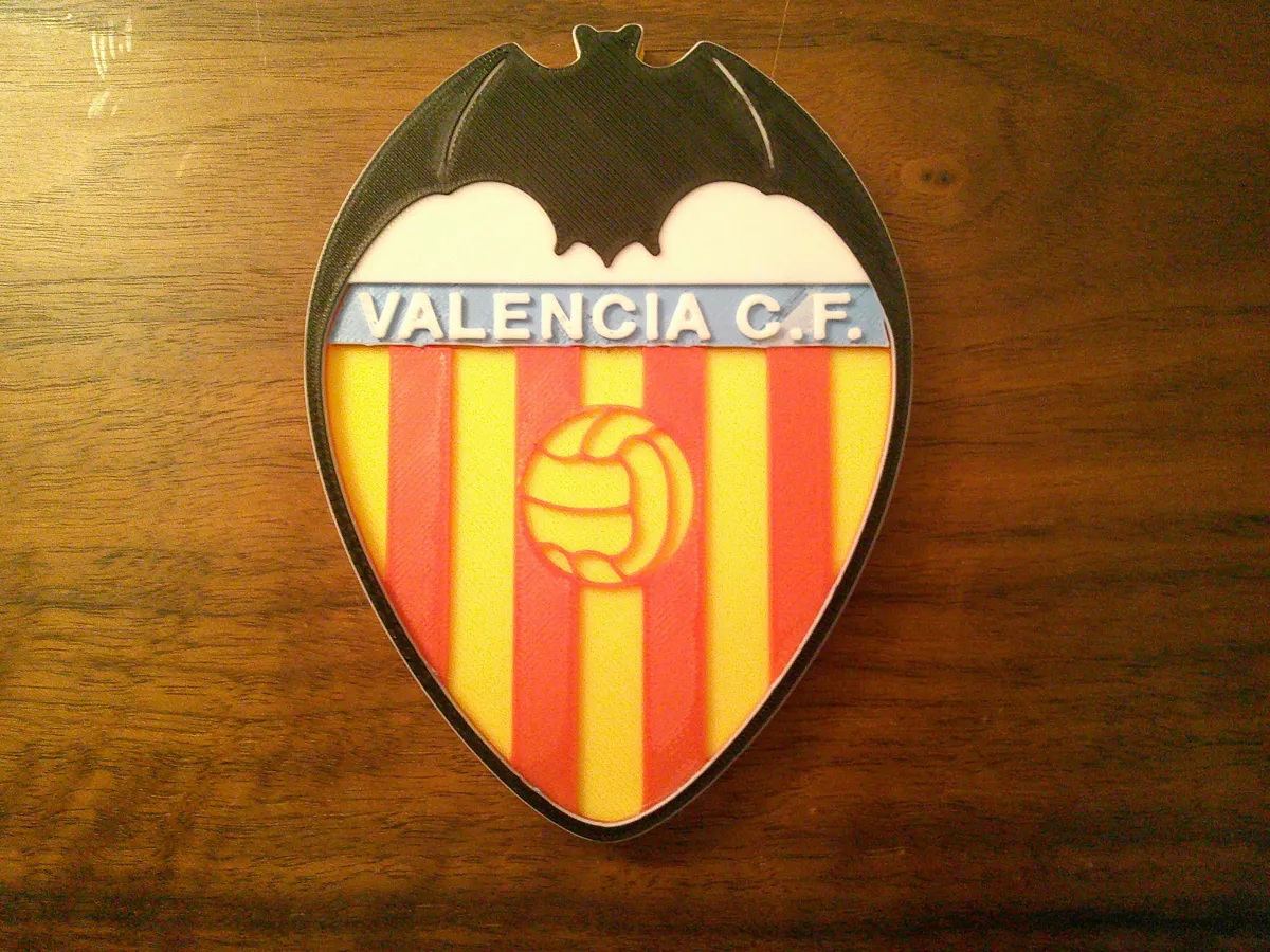 Valencia CF Logo Coaster or Plaque - Free 3D Print Model - MakerWorld