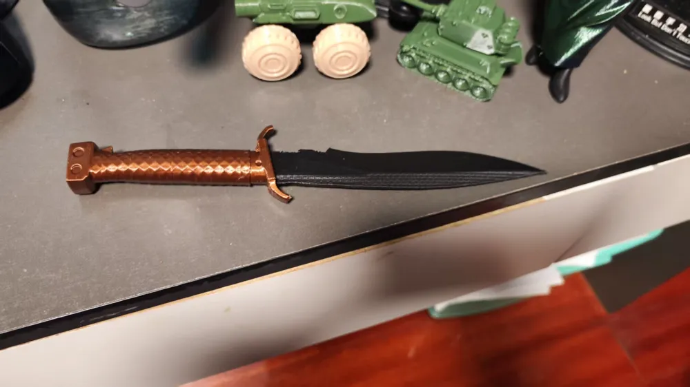 Diamond Pattern Combat Blade (Package Opener) by pandabear MakerWorld ...