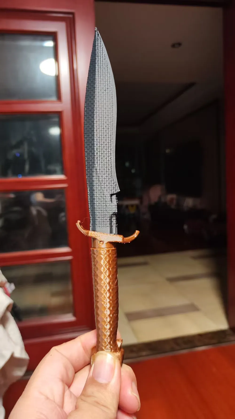 Diamond Pattern Combat Blade (Package Opener) by pandabear MakerWorld ...