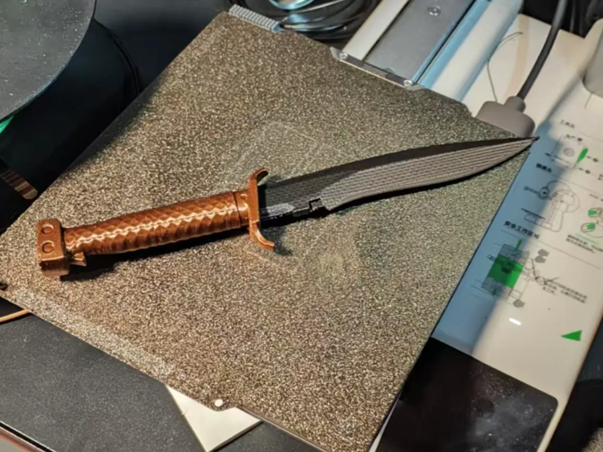 Diamond Pattern Combat Blade (Package Opener) by pandabear MakerWorld ...