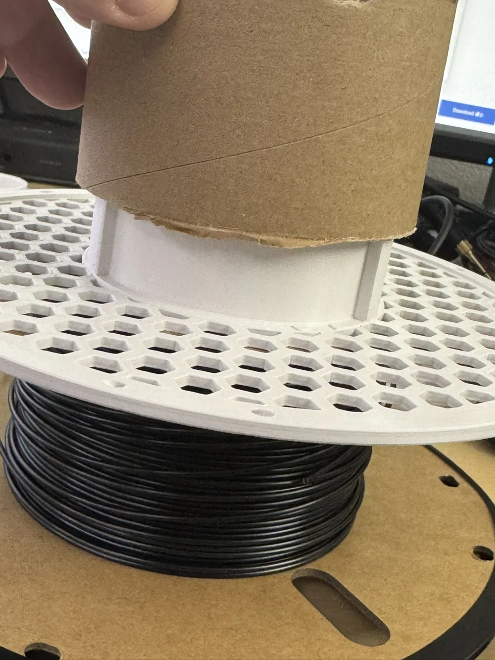 Bambu Spool for Polymaker/eSUN cardboard spools Remixed by theamzngq ...