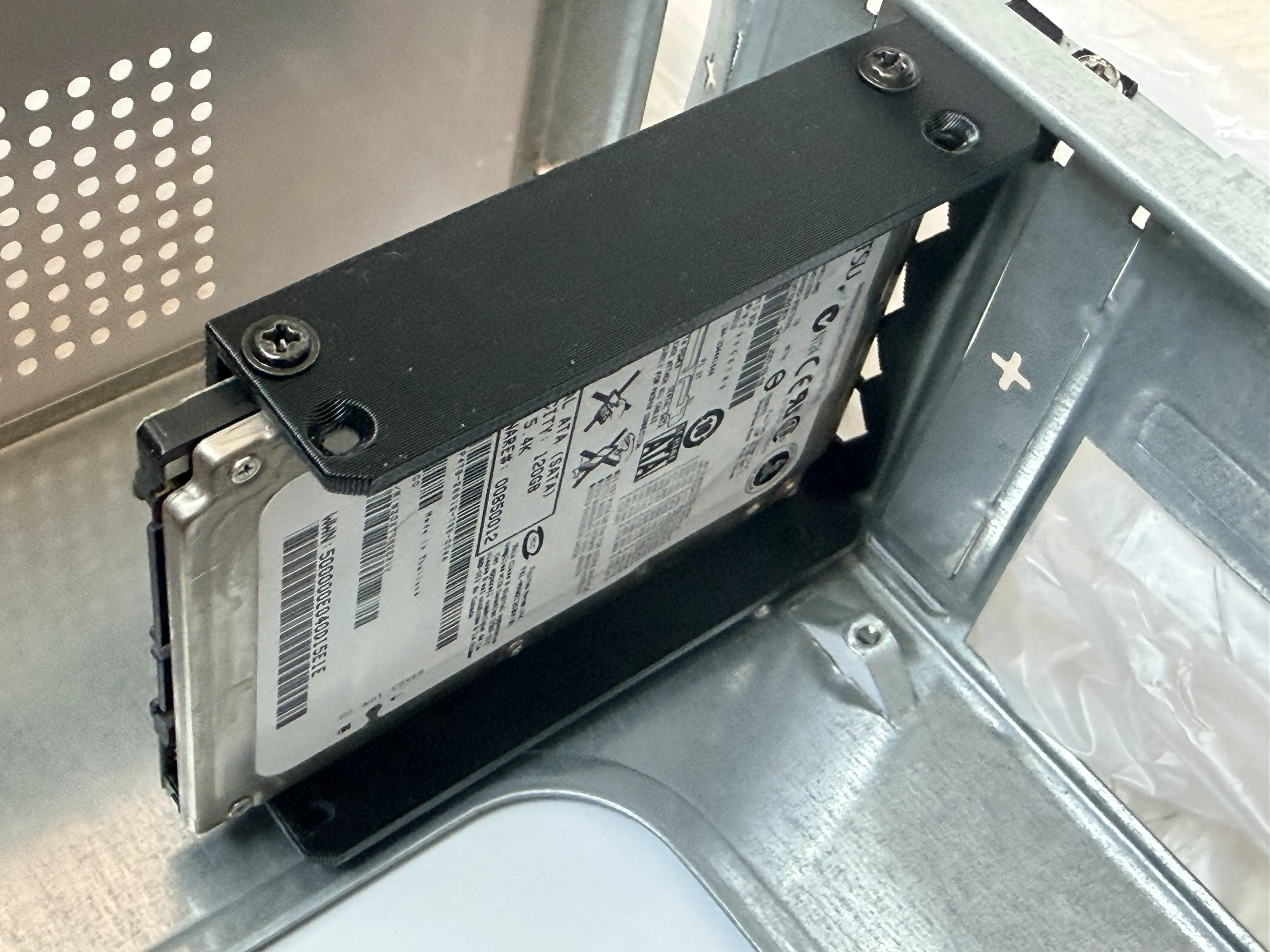 Half-height PCI Slot Dual 2.5-inch SSD/HDD Bracket Remixed by Timandes ...
