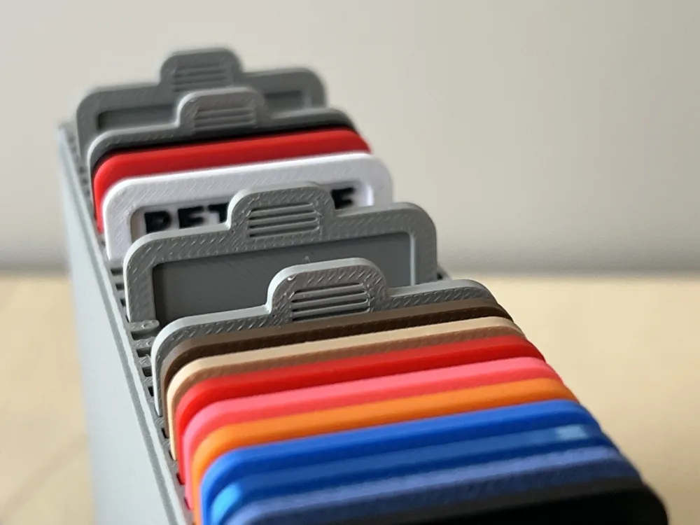 Filament Sample Card - Free 3D Print Model - MakerWorld