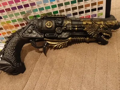 Steampunk Drachenrevolver von Lukarikov MakerWorld: Kostenlose 3D ...