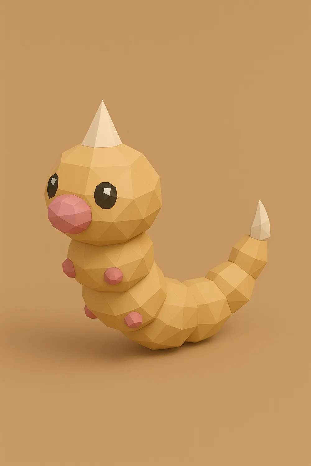 #013 Weedle – Low Poly Pokémon by ProjectPokemon MakerWorld: Download ...