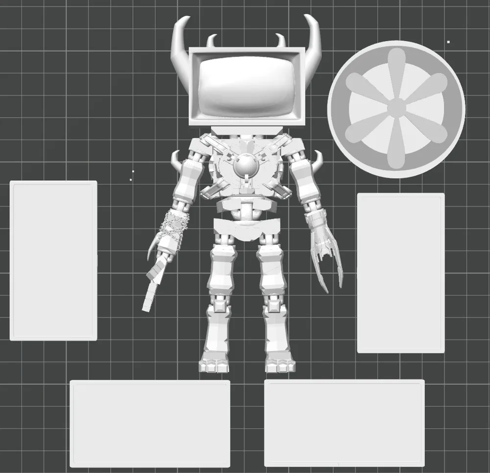 Watchman of DOOM! - From the Skibidi Toilet Series - Free 3D Print ...