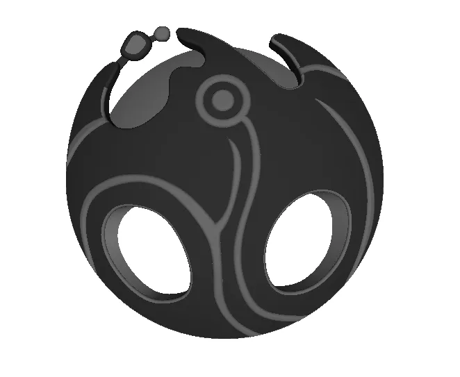 Hollow Knight charm "Void Heart" by AlxGold03 MakerWorld: Download Free ...