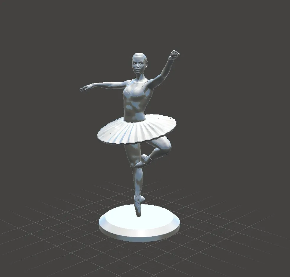 Ballet Dancer 03 - Free 3D Print Model - MakerWorld