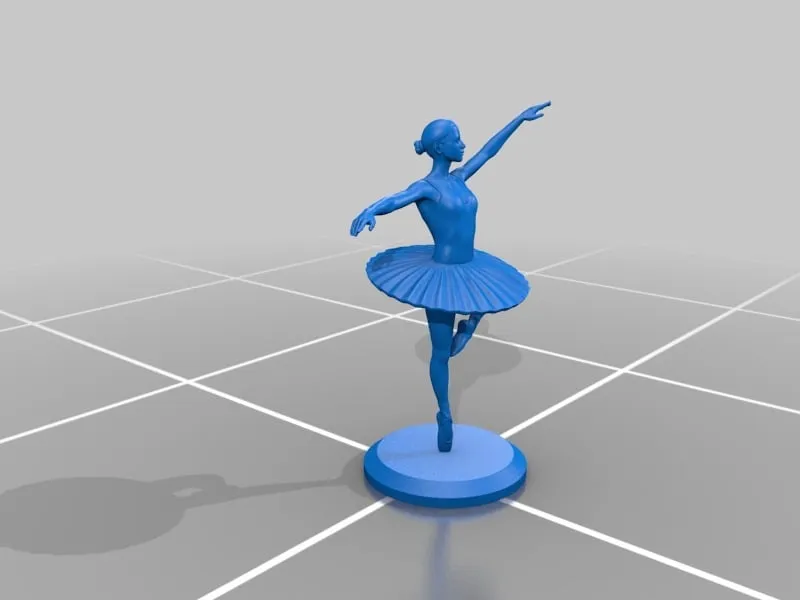 Ballet Dancer 03 - Free 3D Print Model - MakerWorld