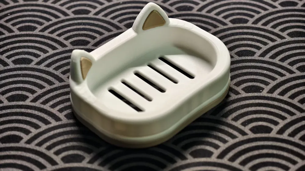 Cat Ear Soap Box - Free 3D Print Model - MakerWorld