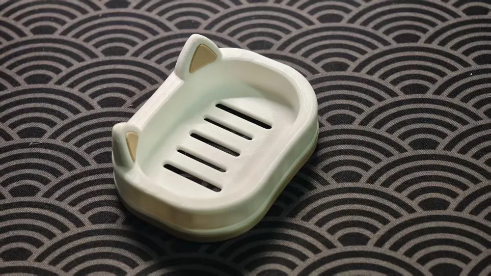 Cat Ear Soap Box - Free 3D Print Model - MakerWorld