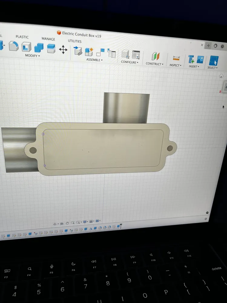 Electric conduit box - Free 3D Print Model - MakerWorld