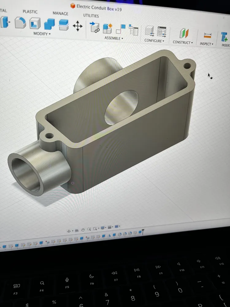 Electric conduit box - Free 3D Print Model - MakerWorld