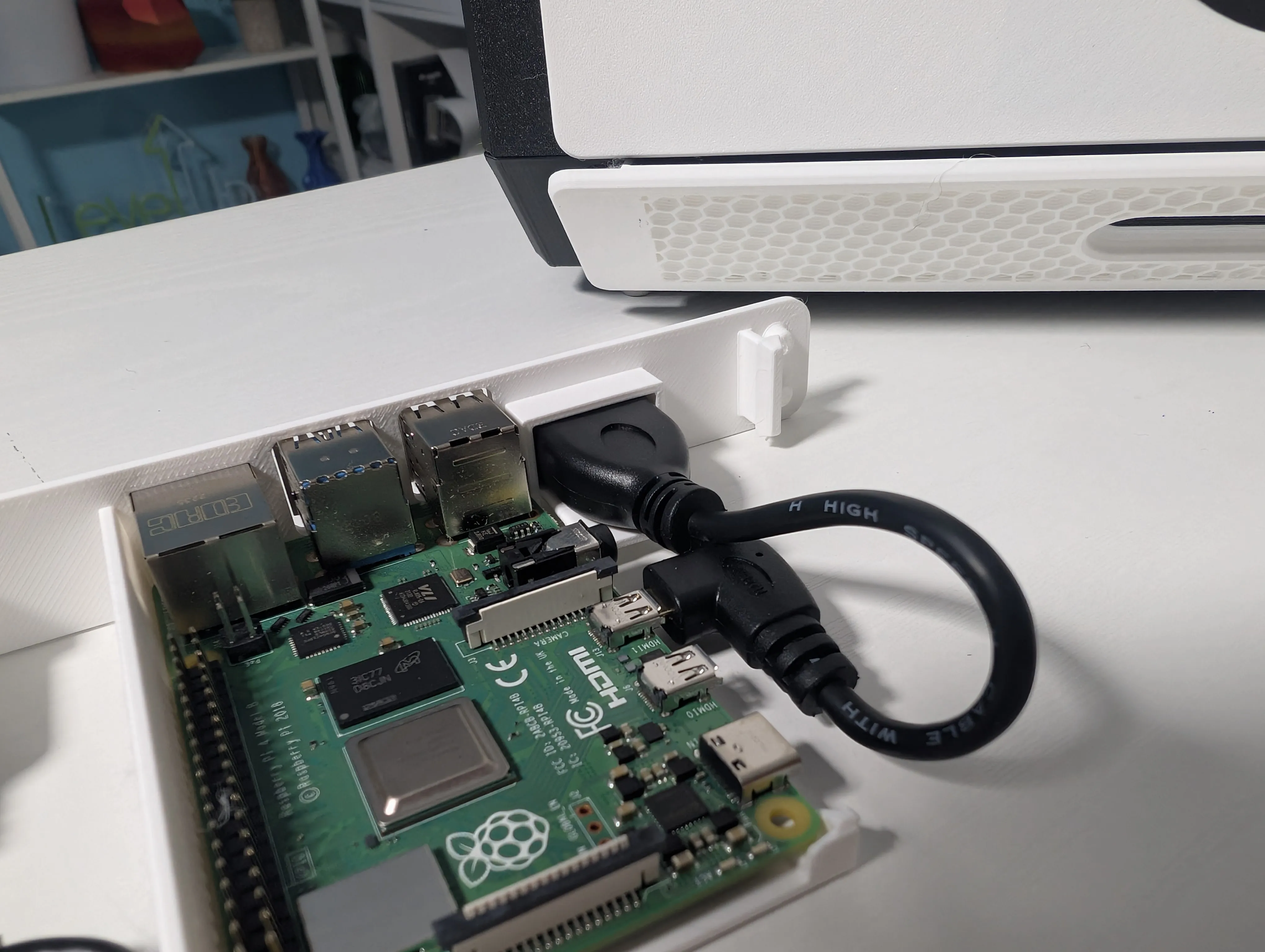 Raspberry Pi4 Half RU 10" Rack mount snap or screw by ZeroPrint ...
