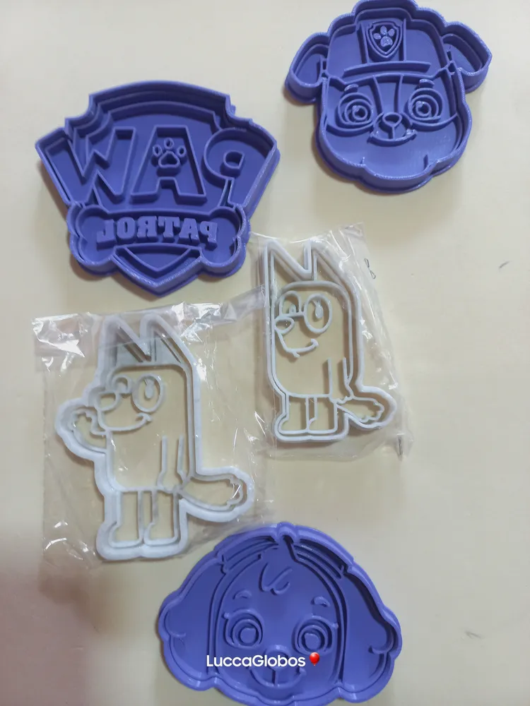 Paw Patrol Cutter, Logo, Zuma, Everest and Skye by LAU97 MakerWorld ...