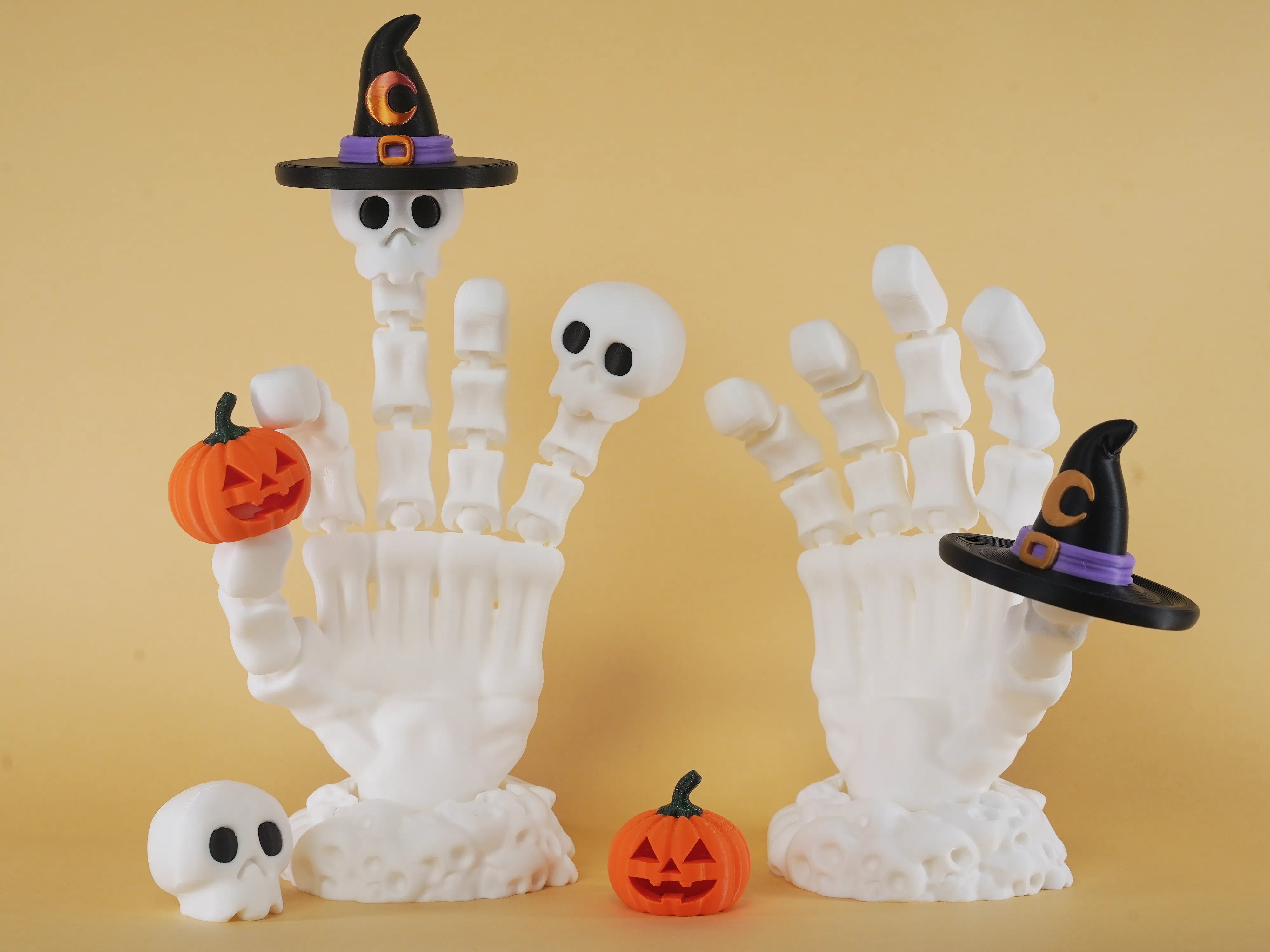 Articulated Skeleton Hand - Free 3D Print Model - MakerWorld
