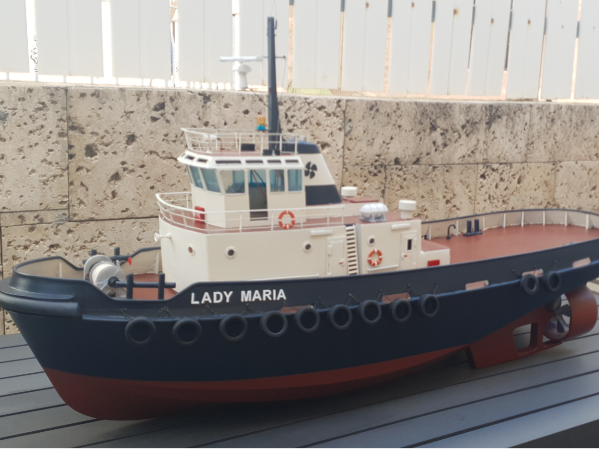 1.2m RC Harbour Tugboat Harbour by 小翎儿国际号 MakerWorld: Download Free 3D ...