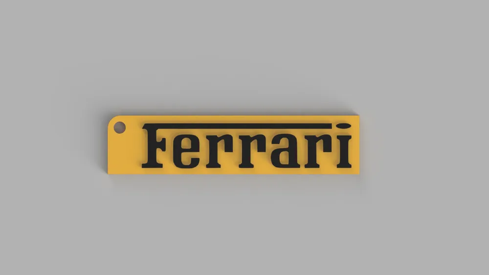 ferrari keychain - Free 3D Print Model - MakerWorld