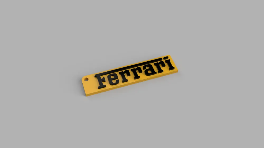 ferrari keychain - Free 3D Print Model - MakerWorld